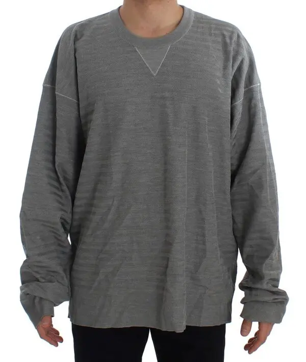 Dolce & Gabbana Crewneck Pullover Silk Sweater
