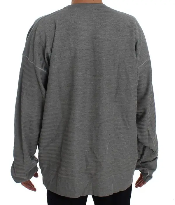 Dolce & Gabbana Crewneck Pullover Silk Sweater