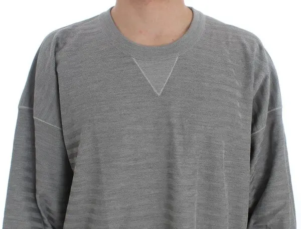 Dolce & Gabbana Crewneck Pullover Silk Sweater