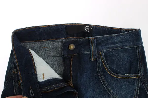 Roberto Cavalli Just Cotton Stretch Flare Leg Jeans