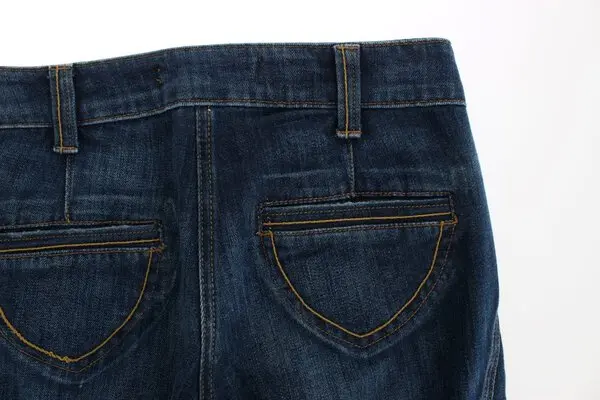 Roberto Cavalli Just Cotton Stretch Flare Leg Jeans