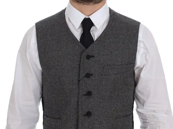 Dolce & Gabbana Cotton Blend Vest - Gray