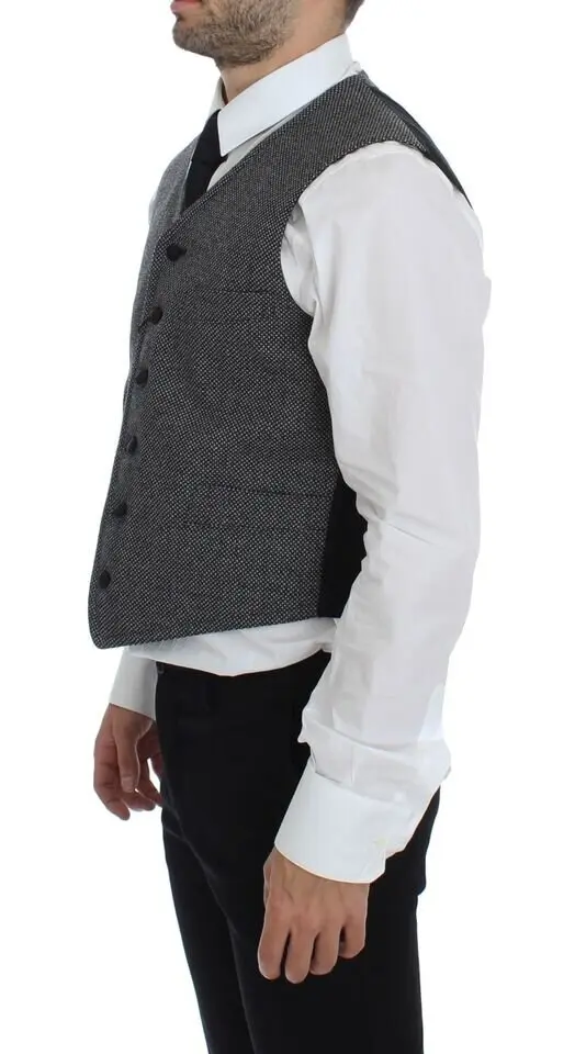 Dolce & Gabbana Cotton Blend Vest - Gray