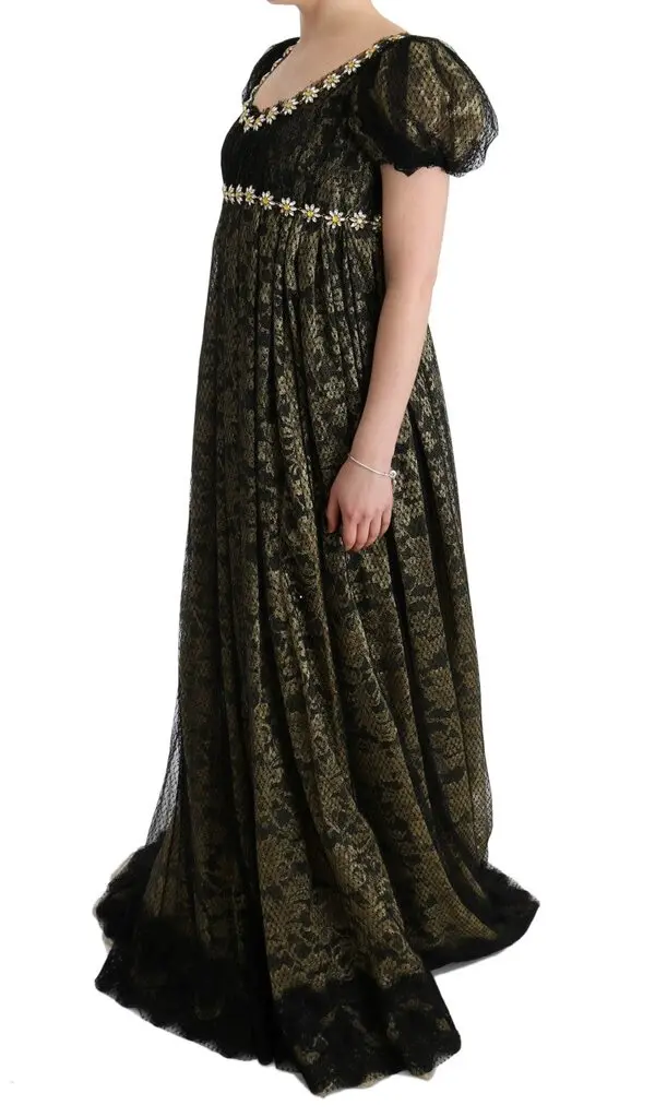 Dolce & Gabbana Lace Maxi Shift Dress