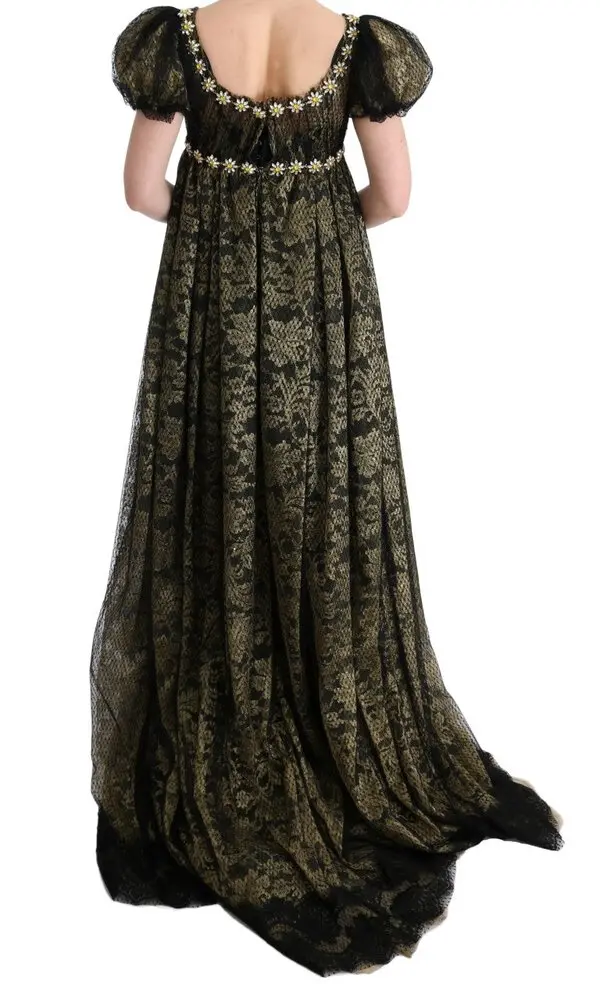 Dolce & Gabbana Lace Maxi Shift Dress