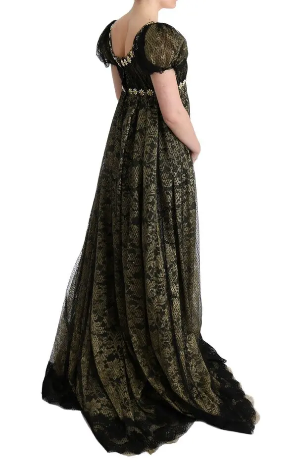 Dolce & Gabbana Lace Maxi Shift Dress