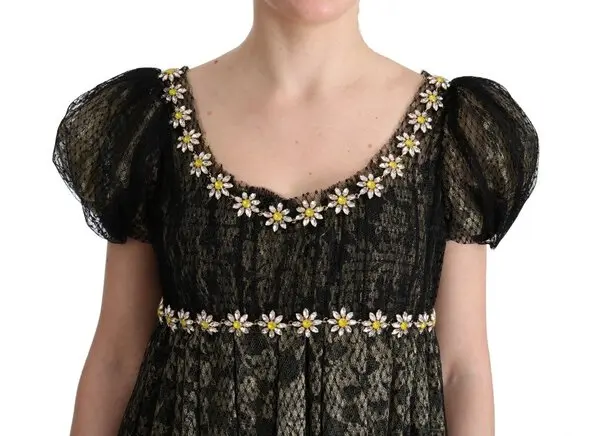 Dolce & Gabbana Lace Maxi Shift Dress