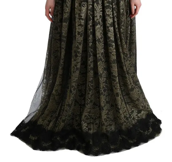 Dolce & Gabbana Lace Maxi Shift Dress