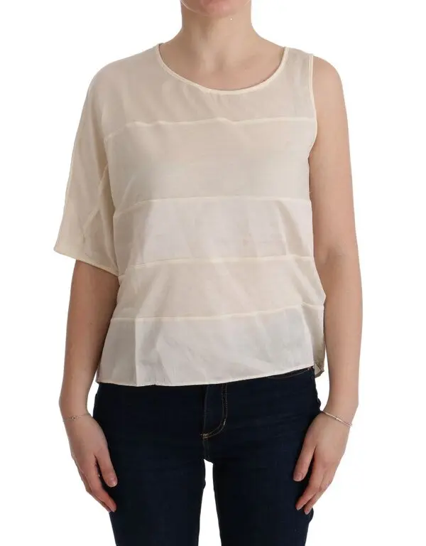 Costume National Asymmetrical Modal Top