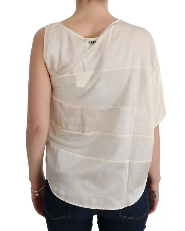 Costume National Asymmetrical Modal Top