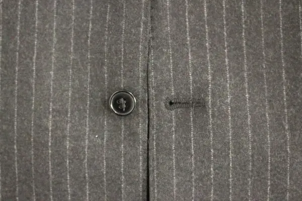 Dolce & Gabbana Striped Wool Vest - Gray