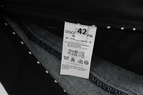 Dolce & Gabbana Capri Jeans With Embroidery