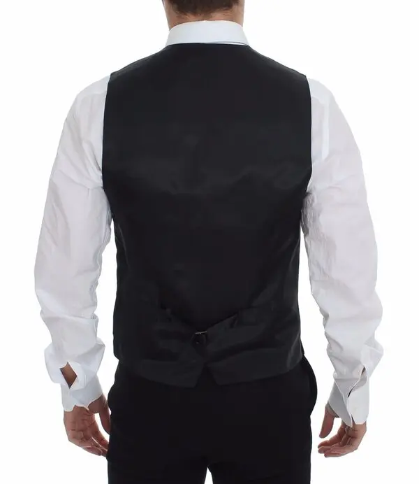 Dolce & Gabbana Striped Vest - Gray