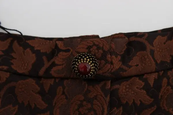 Dolce & Gabbana Floral Brocade Mini Skirt