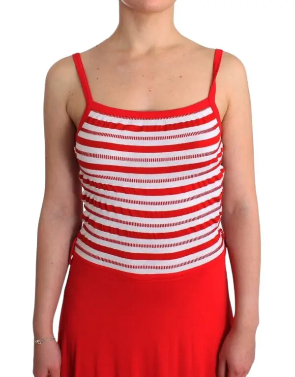 ROCCOBAROCCO Striped Jersey A-line Dress