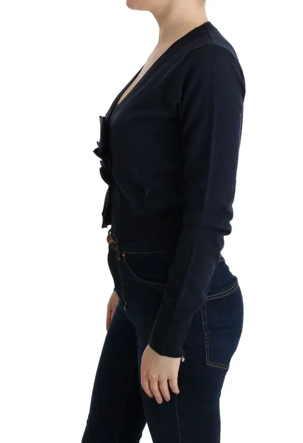MARGHI LO' Marghi Lo Wool Cardigan With Bow Detailing