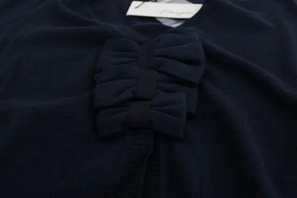 MARGHI LO' Marghi Lo Wool Cardigan With Bow Detailing