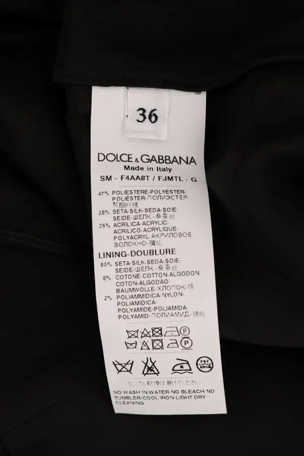 Dolce & Gabbana Floral Jacquard A-line Mini Skirt