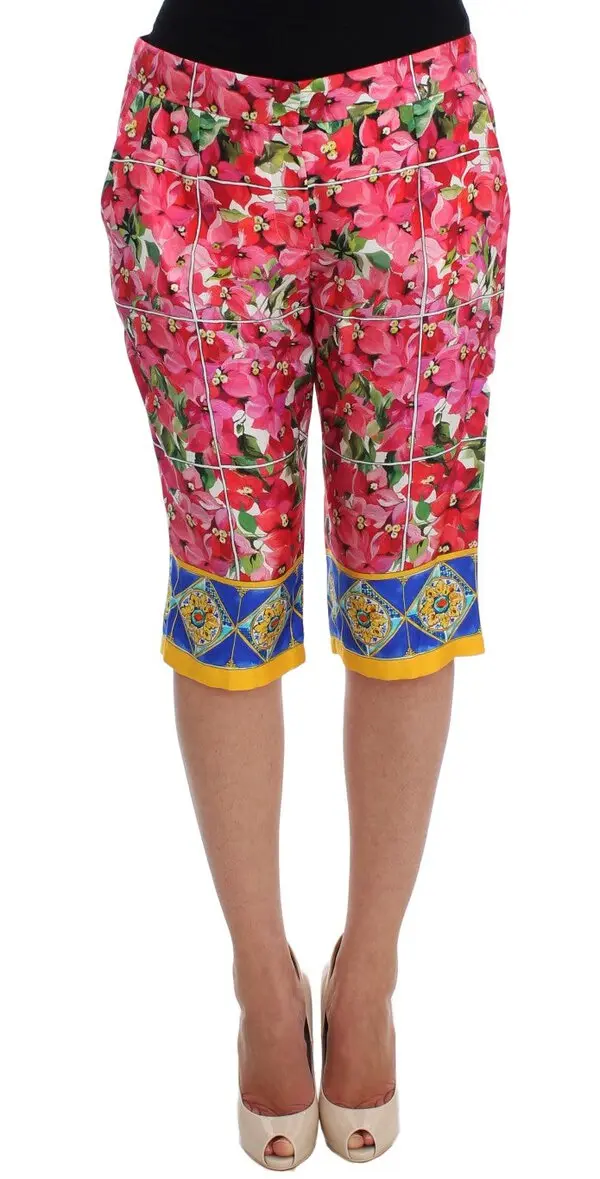 Dolce & Gabbana Floral Capri Pants