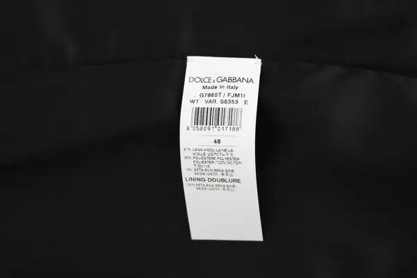 Dolce & Gabbana Formal Polka Dot Patterned Vest - Black