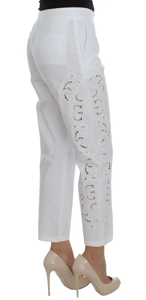 Dolce & Gabbana Floral Cutout Dress Pants