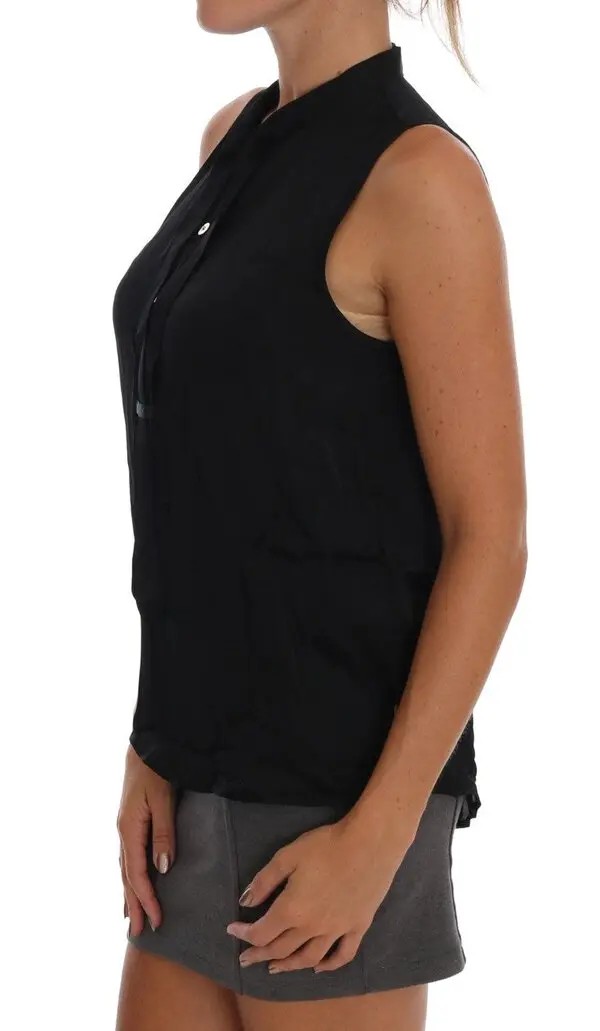 Versace Sleeveless Viscose Blouse Top
