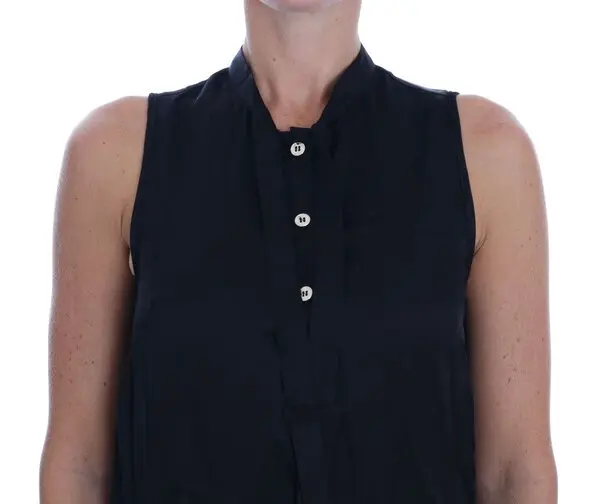 Versace Sleeveless Viscose Blouse Top