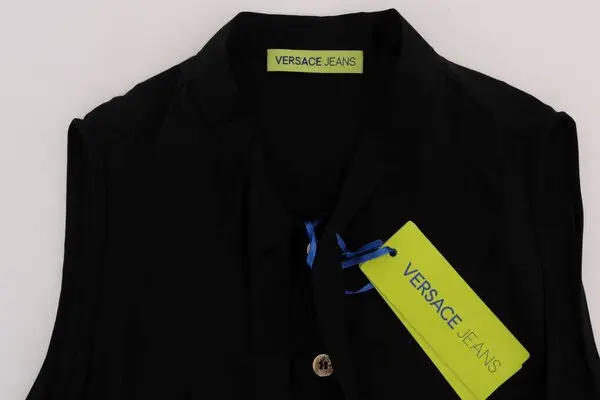 Versace Sleeveless Viscose Blouse Top