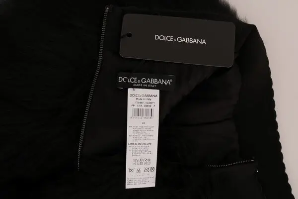 Dolce & Gabbana Lamb And Fox Fur Hot Pants