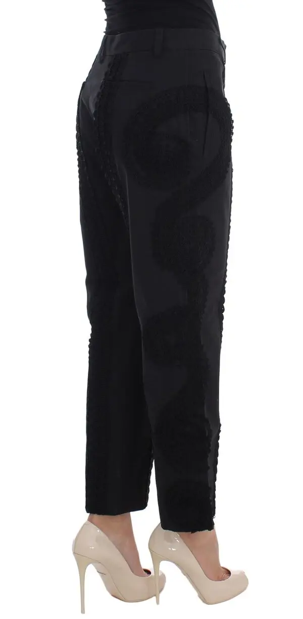 Dolce & Gabbana Cotton Stretch Torero Capri Pants