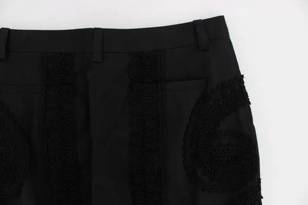 Dolce & Gabbana Cotton Stretch Torero Capri Pants