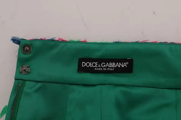 Dolce & Gabbana Jacquard High-waist Pencil Skirt