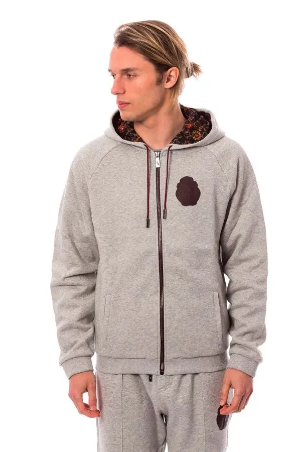 BILLIONAIRE ITALIAN COUTURE Cotton Hooded Sweatsuit