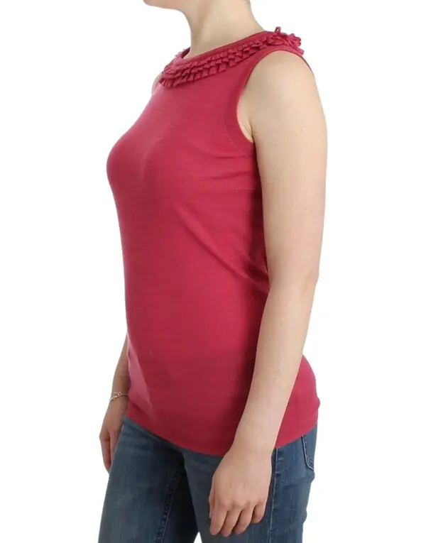 John Galliano Wool Knit Top - Pink