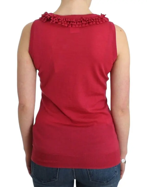 John Galliano Wool Knit Top - Pink