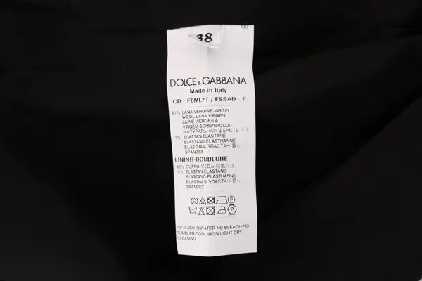 Dolce & Gabbana Polka Dotted Wool Stretch Short Dress