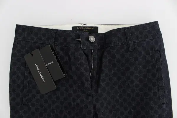 Dolce & Gabbana Polka Dotted Capri Jeans