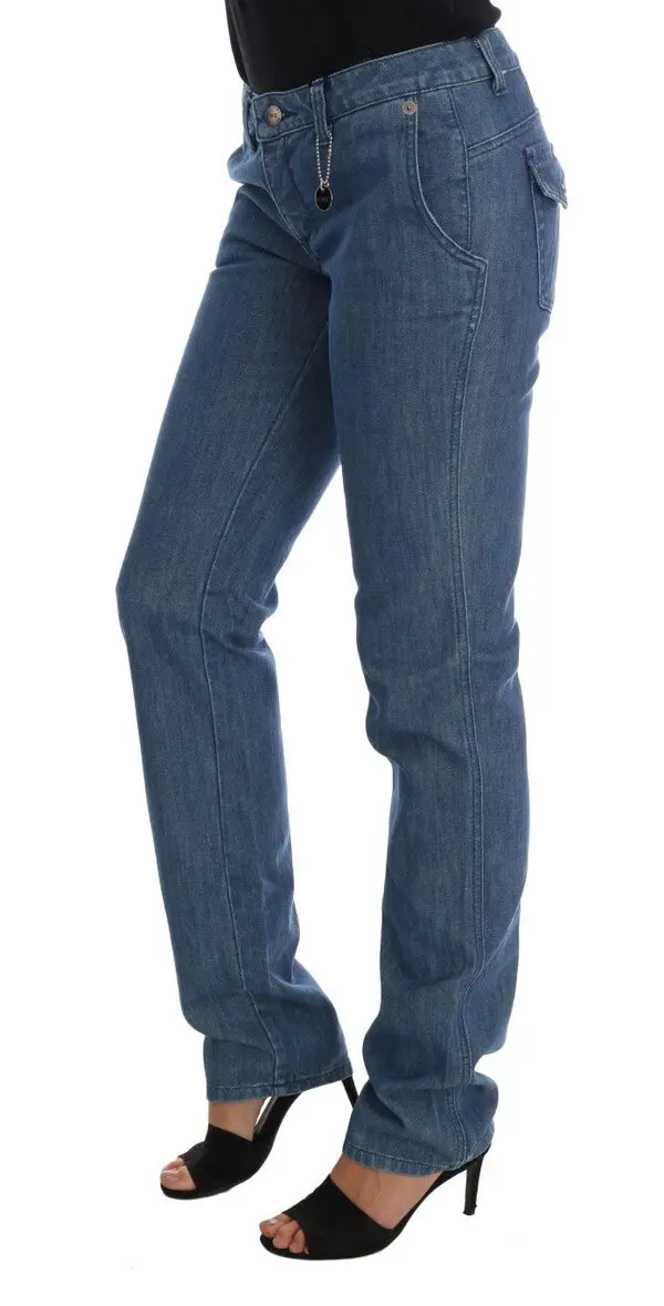 Costume National Wash Cotton Slim Jeans