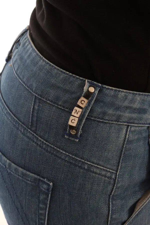 Costume National Wash Cotton Slim Jeans