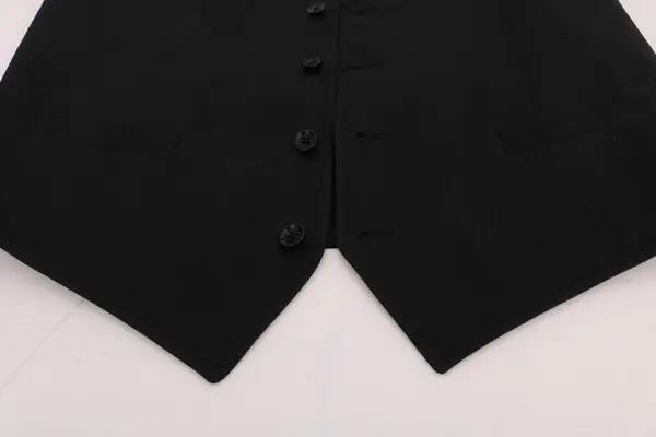 Dolce & Gabbana Staff Cotton Vest - Black