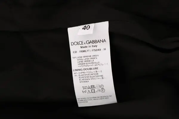 Dolce & Gabbana Polka Dot Sheath Wool Dress
