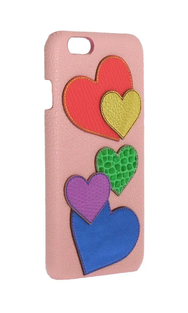 Dolce & Gabbana Leather Heart Phone Cover