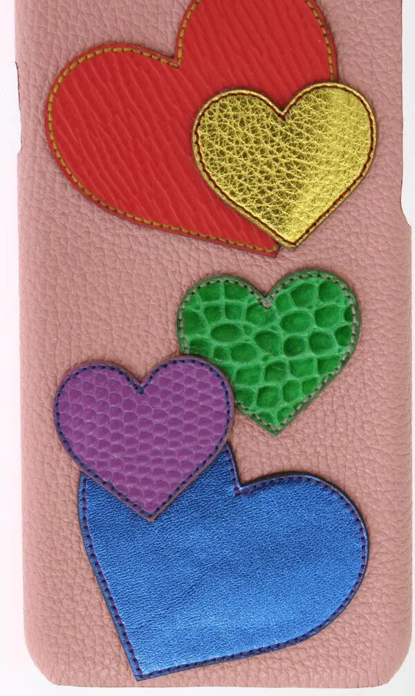Dolce & Gabbana Leather Heart Phone Cover