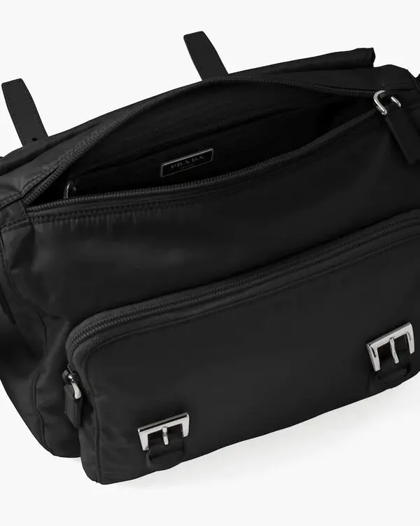 Prada Re-nylon Logo-plaque Shoulder Bag