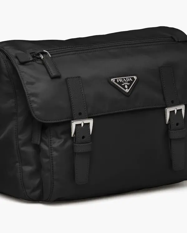 Prada Re-nylon Logo-plaque Shoulder Bag