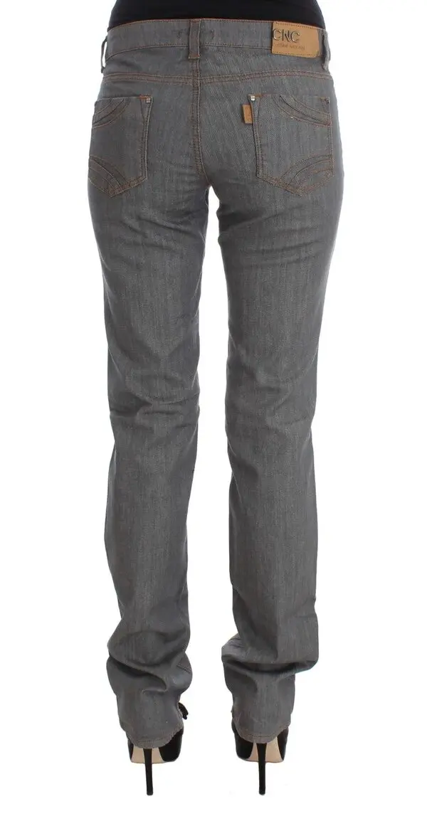 Costume National Regular Fit Cotton Jeans