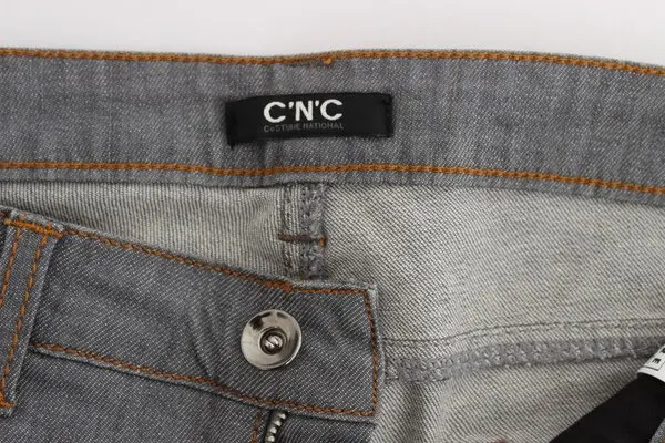 Costume National Regular Fit Cotton Jeans