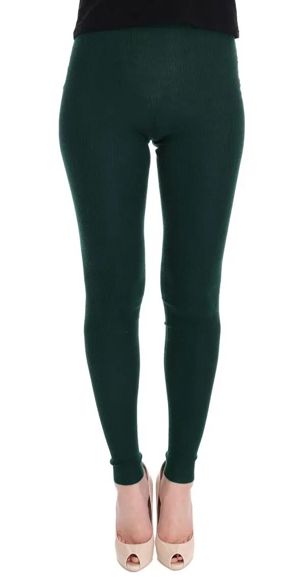 Dolce & Gabbana High Waist Cashmere Stretch Tights