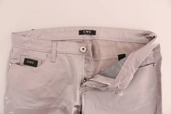 Costume National C'n'c Cotton Blend Slim Fit Jeans