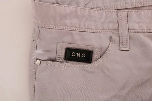 Costume National C'n'c Cotton Blend Slim Fit Jeans